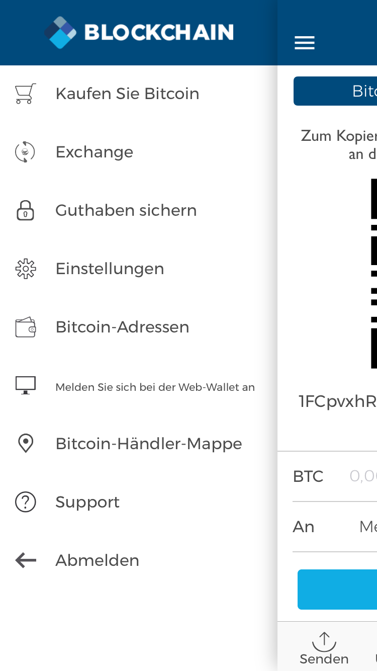 Blockchain.com die Wallet aus Web Wallet und Mobile Wallet