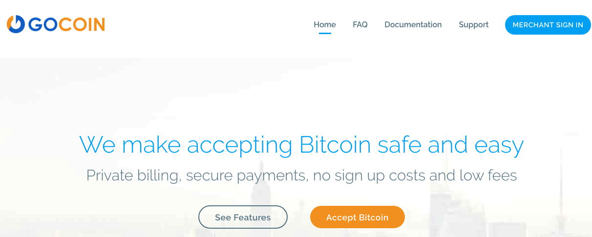 Gocoin ist ein amerikanischer Bitcoin Payment Provider